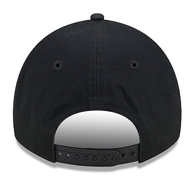 Women's New Era Black Army Black Knights Script 9TWENTY Adjustable Hat