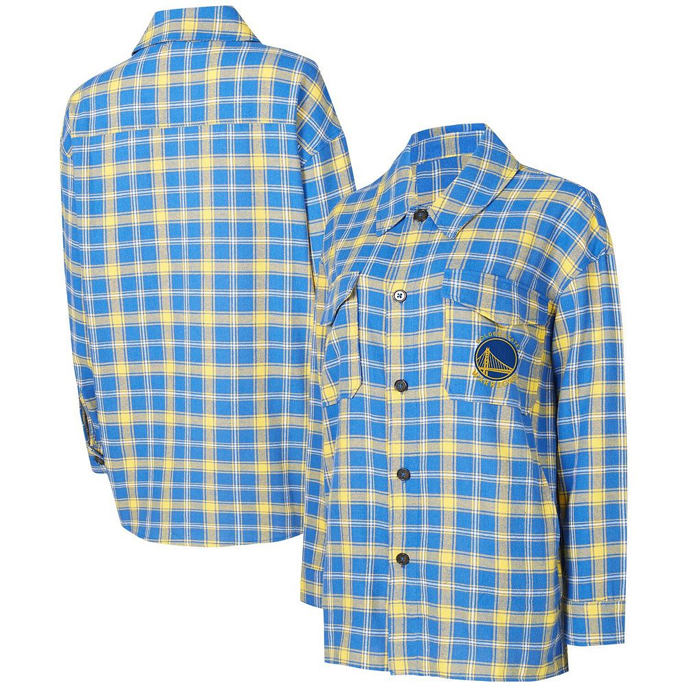 Women's College Concepts Blue/Gold Golden State Warriors Boyfriend ...