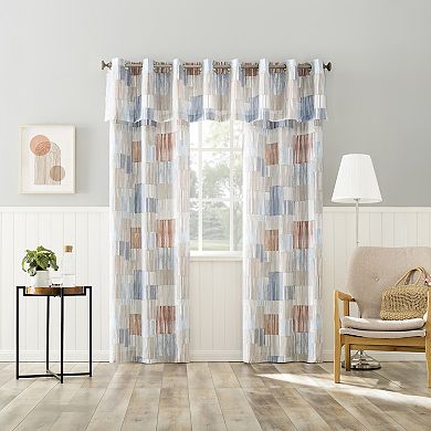 The Big One® Garfield Geometric Grommet Curtain Valance