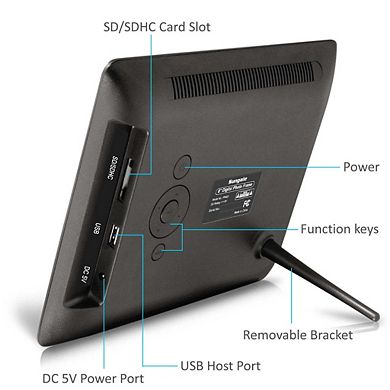 Digital Photo Frame, 800x600 - USB & SD card Support