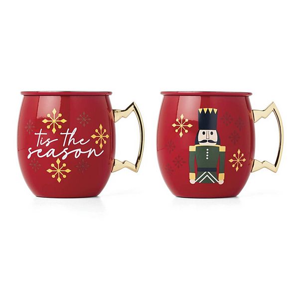 Cambridge 2-pc. 20-oz. Nutcracker Moscow Mule Mug Set