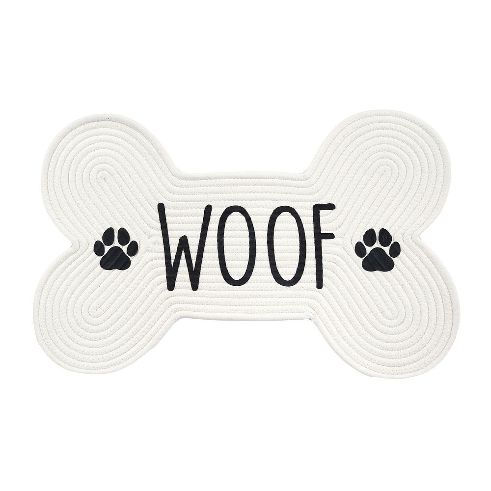 SportPet Woof Bone Rope Feeding Mat