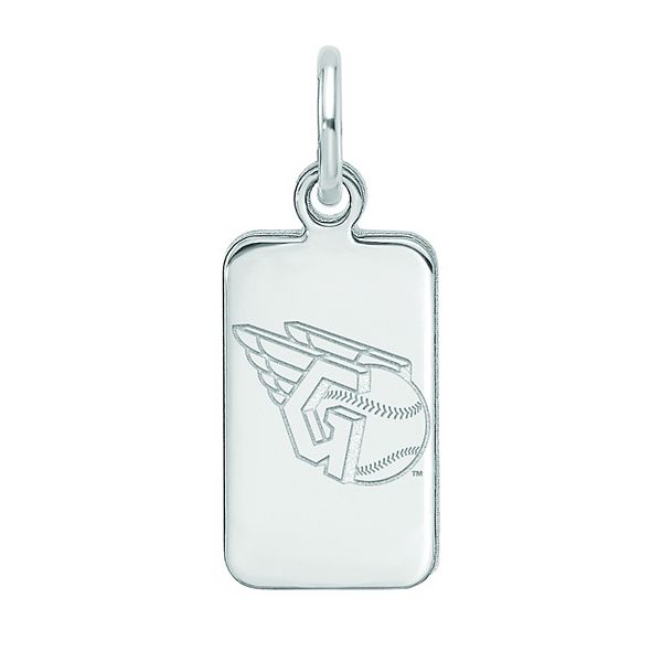 LogoArt Sterling Silver Cleveland Guardians Tag Pendant