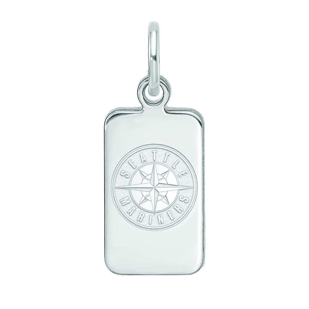 LogoArt Sterling Silver Seattle Mariners Tag Pendant