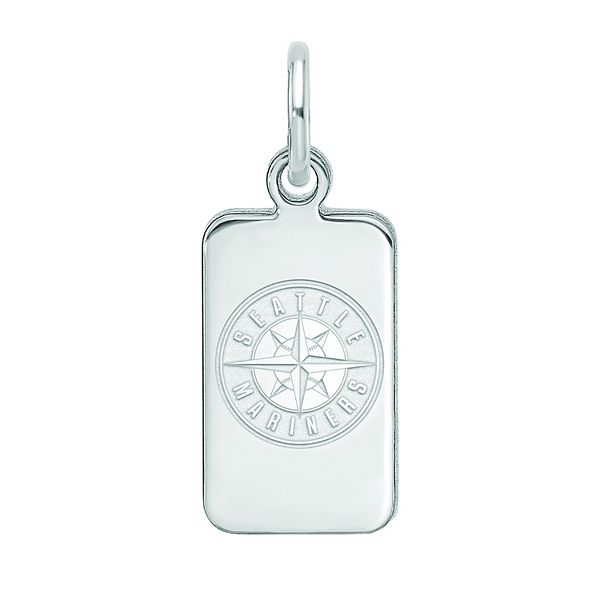 LogoArt Sterling Silver Seattle Mariners Tag Pendant