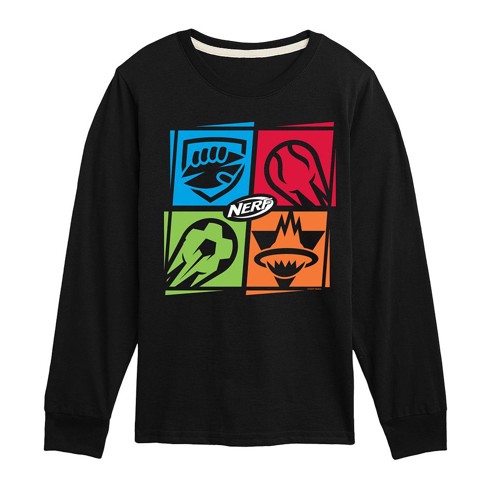 Boys 8-20 Nerf Sports Long Sleeve Graphic Tee