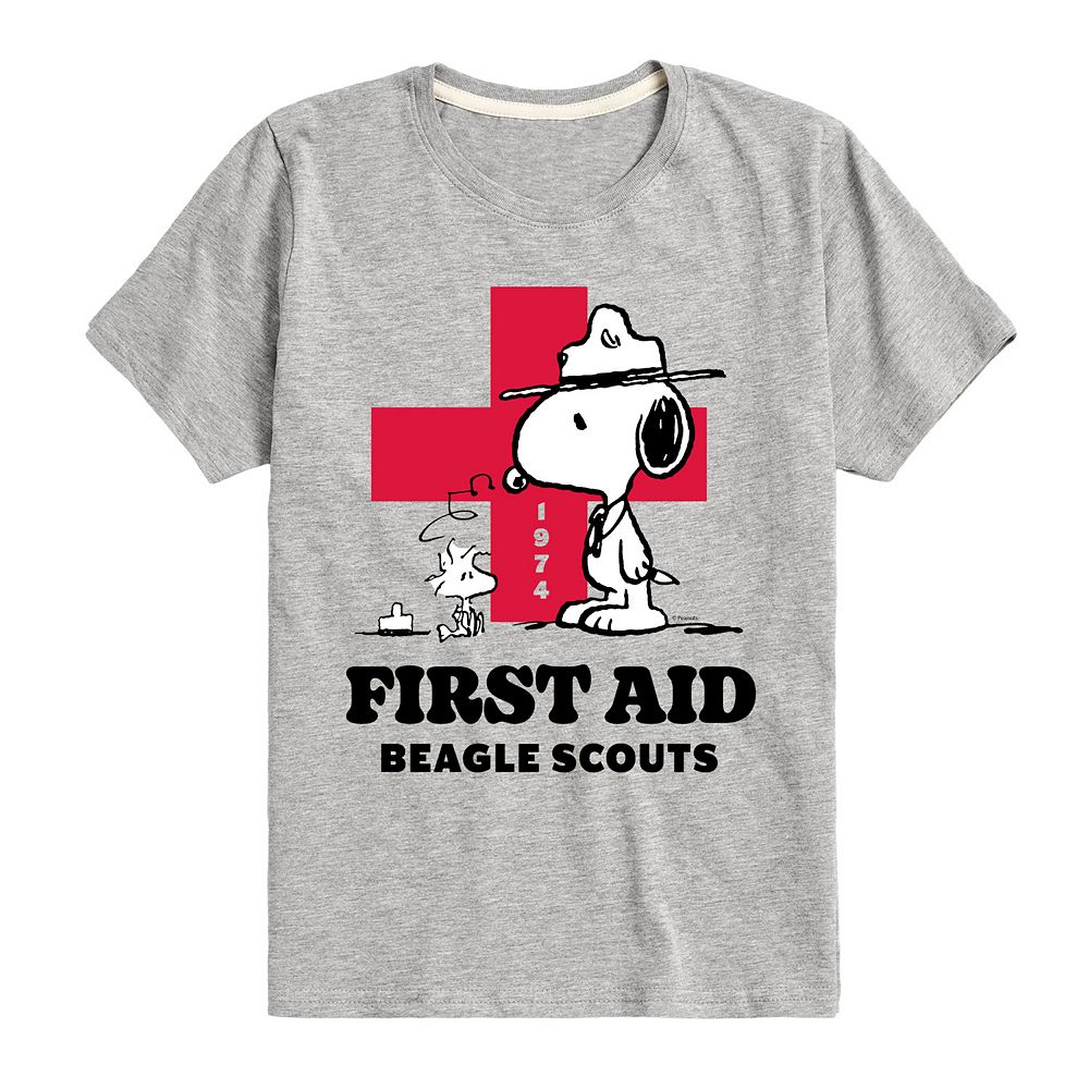 Boys 8-20 Peanuts First Aid Beagle Scouts Graphic Tee