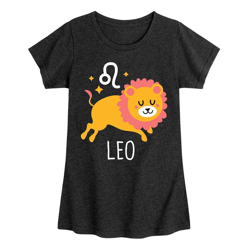 Girls Cute Leo Graphic Tee
