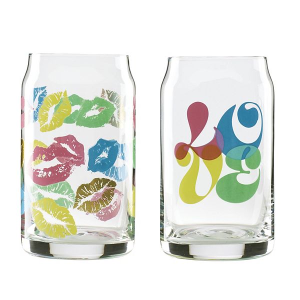 Cambridge Love And Kisses 2 Pc Cocktail Glass Set