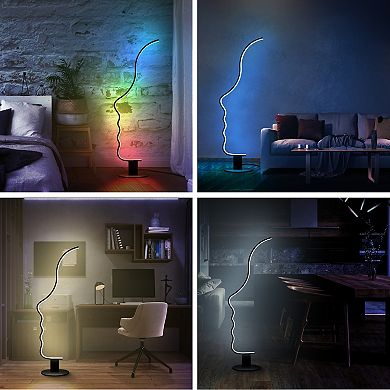 RGB Arc Face Floor Lamp
