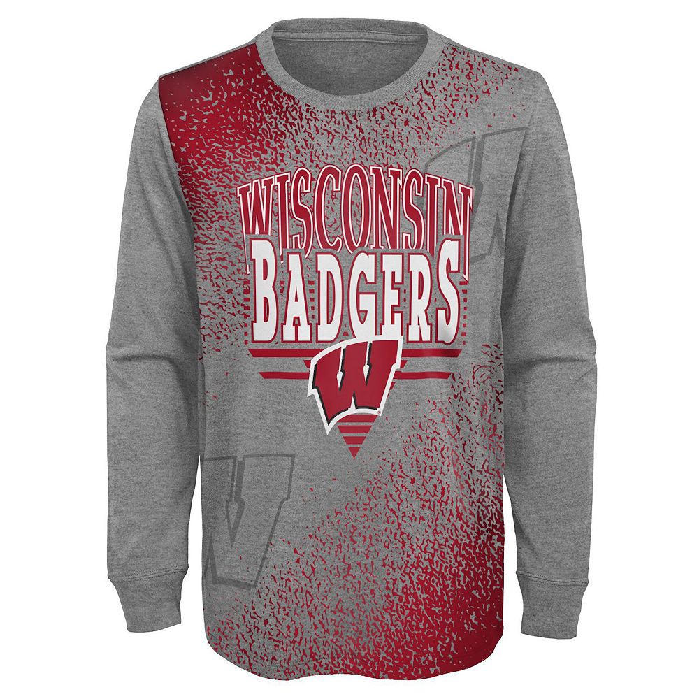 Men's Wisconsin Badgers Halftime Long Sleeve Graphic Tee
