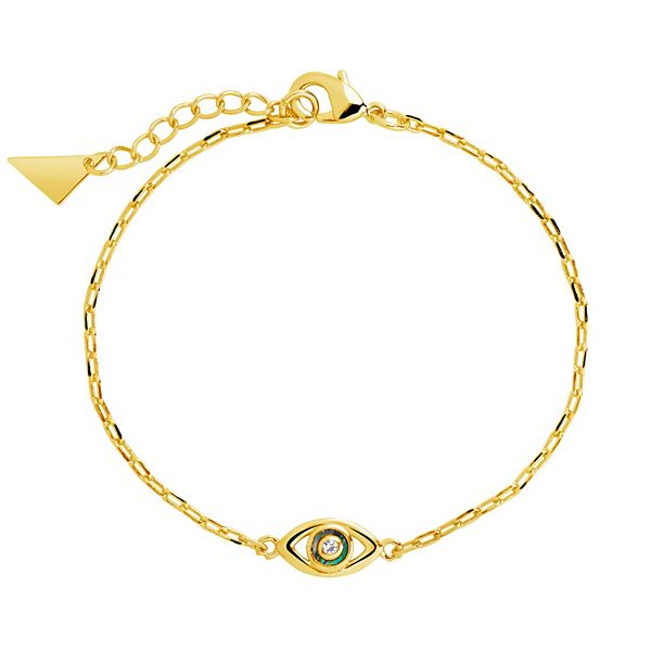 MC Collective Evil Eye Station Dyed White Freshwater Cultured Pearl ...