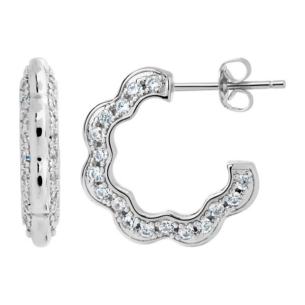 MC Collective Cubic Zirconia Bezzle Hoops
