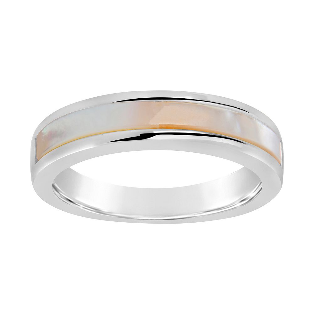 MC Collective Dyed White Freshwater Cultured Pearl Band Ring