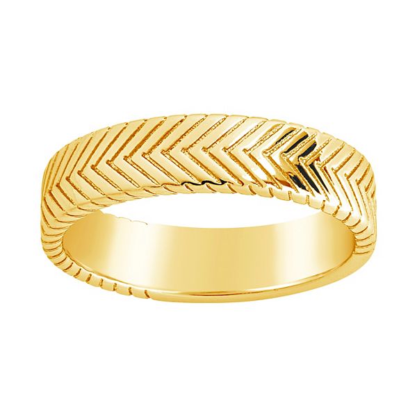 MC Collective Textured Band Ring