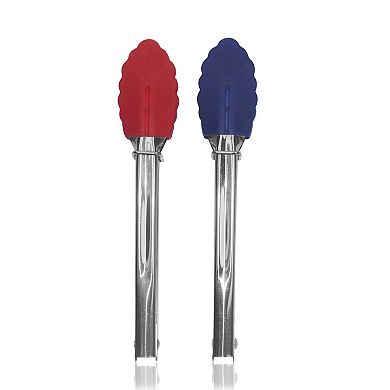 Celebrate Together™ Americana 2-Piece Red & Blue Mini Tongs Set