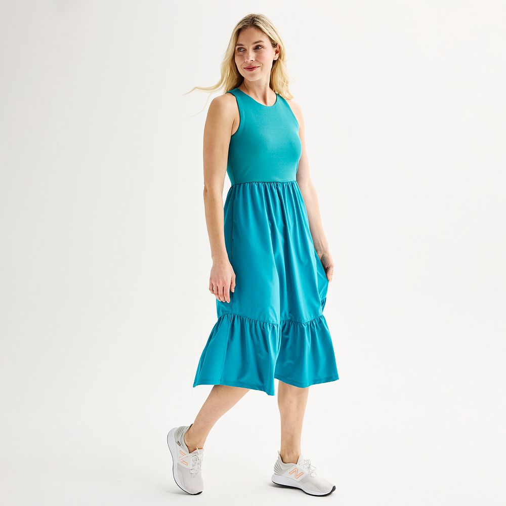 Women's Tek Gear® Sleeveless Stretch Rib Midi Dress