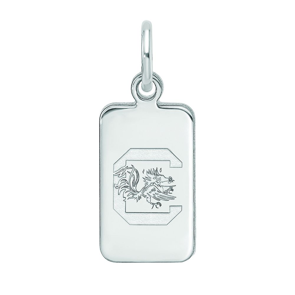 LogoArt Sterling Silver South Carolina Tag Pendant