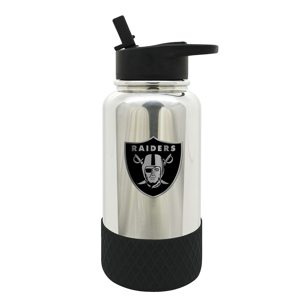 Las Vegas Raiders NFL Chrome 32-oz. Hydration Water Bottle