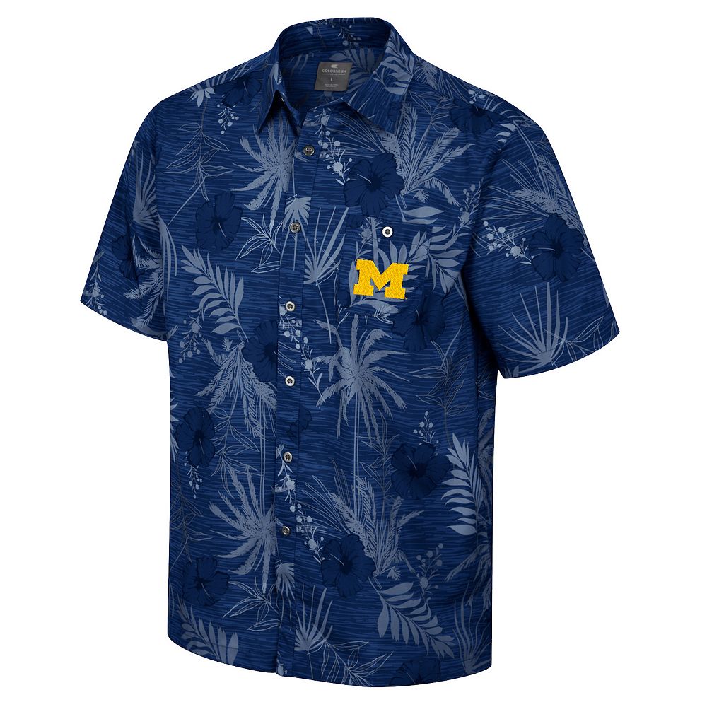 Men's Michigan Wolverines Camp Shirt