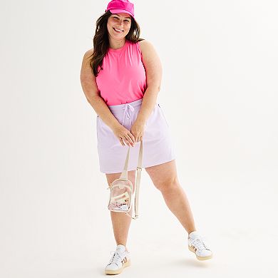 Plus Size Tek Gear® 6" Stretch Woven Drawstring Skort