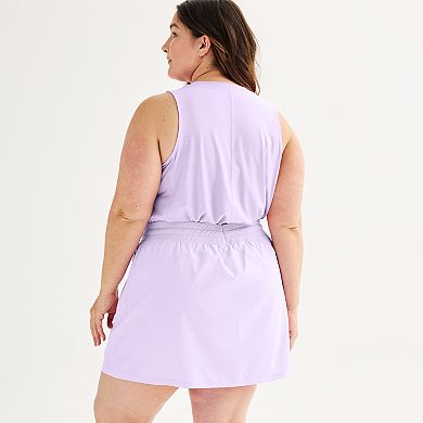 Plus Size Tek Gear® 6" Stretch Woven Drawstring Skort