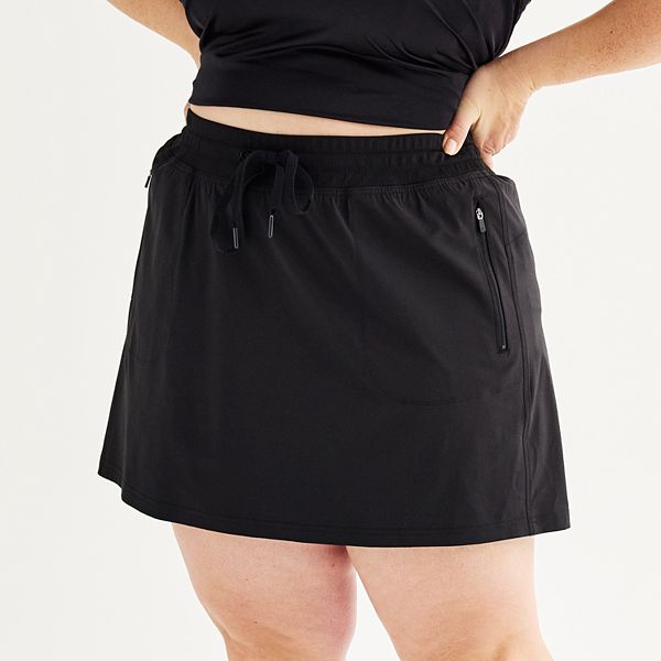Plus Size Tek Gear® 6" Stretch Woven Drawstring Skort