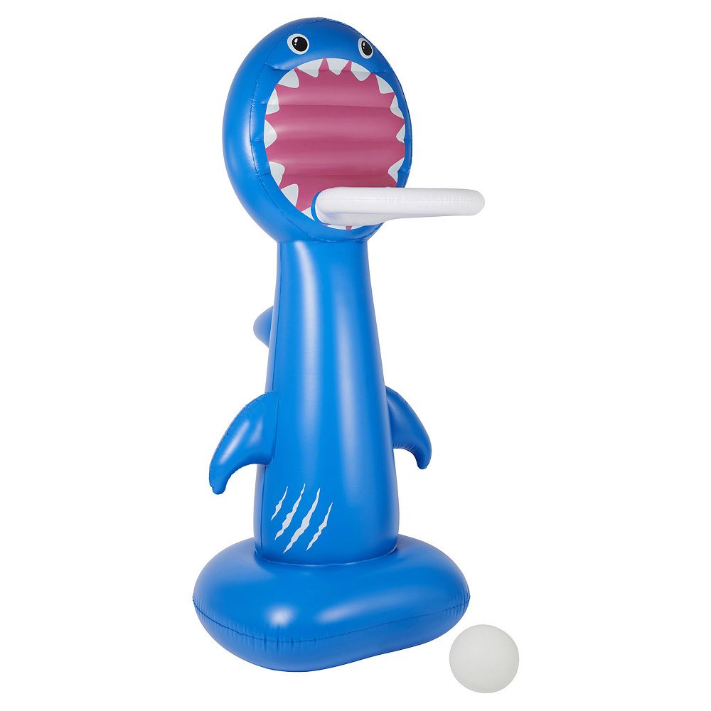 Coconut Grove Giant Inflatable Basketball Set - Finn the Shark