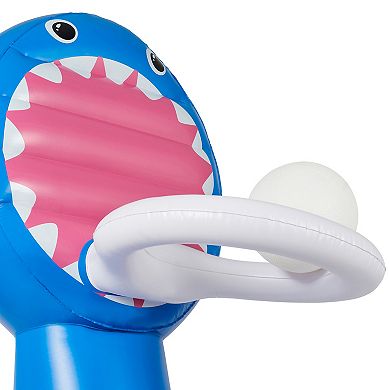 Coconut Grove Giant Inflatable Basketball Set - Finn the Shark