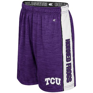 Youth Colosseum Purple TCU Horned Frogs Creative Control Shorts