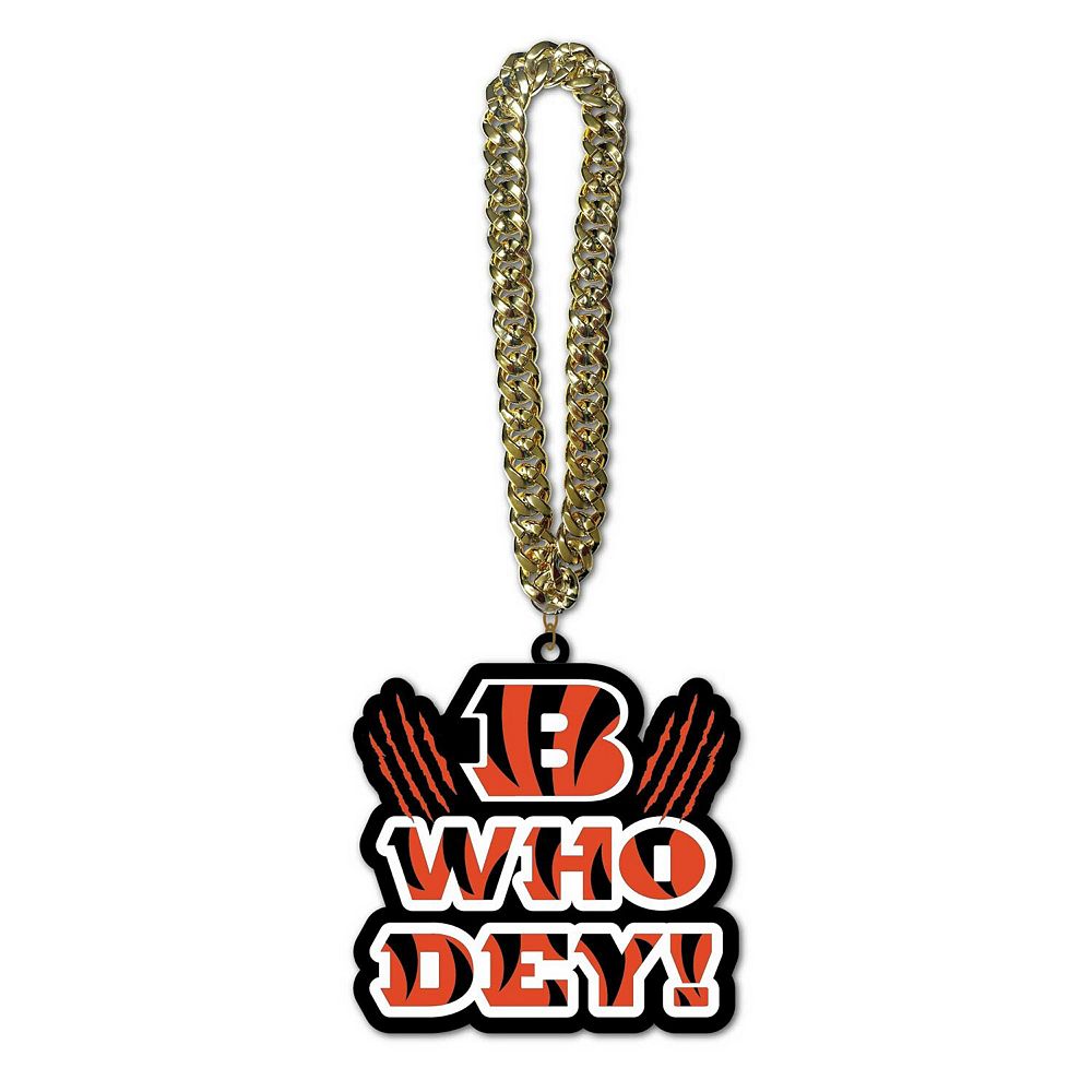 MOJO Cincinnati Bengals Slogan Fan Chain Necklace