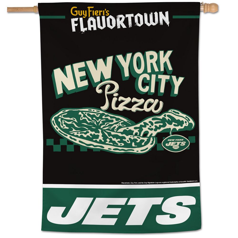 WinCraft New York Jets NFL x Guy Fieri’s Flavortown 28" x 40" One-Sided ...