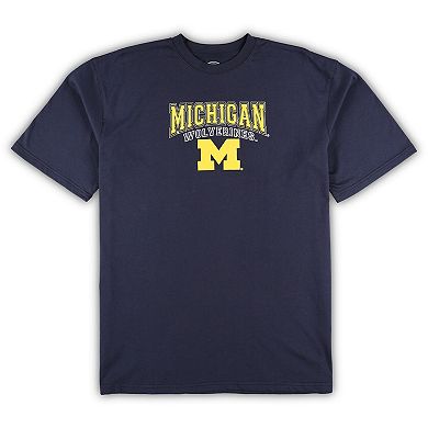 Men's Profile Navy/Maize Michigan Wolverines Big & Tall 2-Pack T-Shirt ...