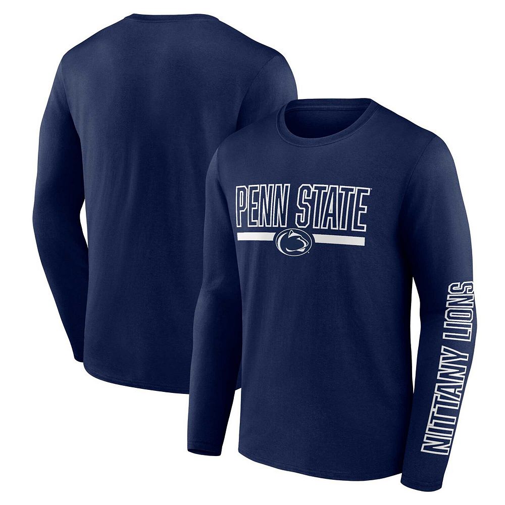 Men's Profile Navy Penn State Nittany Lions Big & Tall Two-Hit Graphic ...