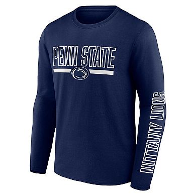 Men's Profile Navy Penn State Nittany Lions Big & Tall Two-Hit Graphic ...
