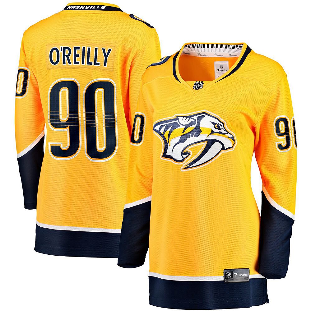 Women's Fanatics Branded Ryan O'Reilly Gold Nashville Predators Home ...