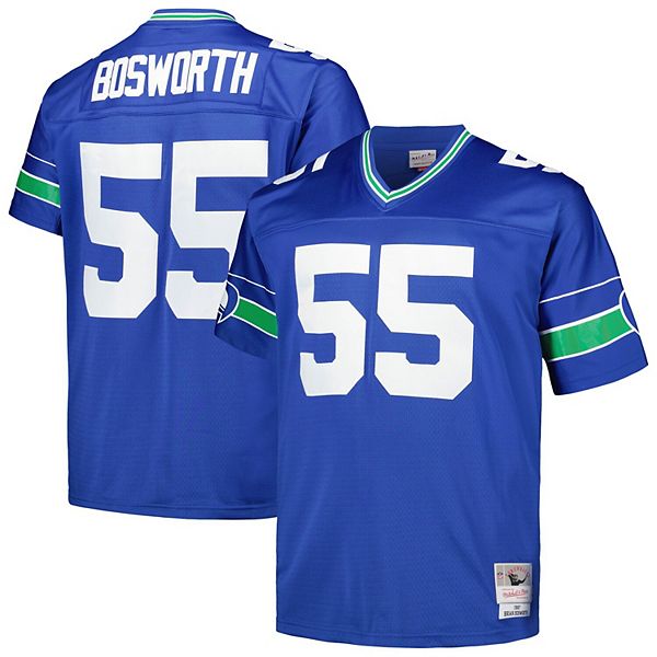 Men's Mitchell & Ness Brian Bosworth Royal Seattle Seahawks Big & Tall ...