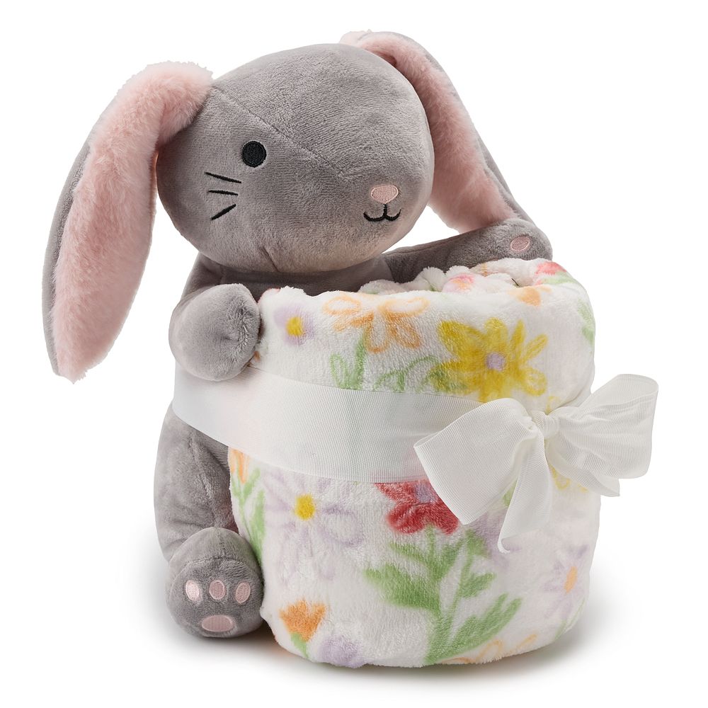 The Big One® 2-Piece Kids Bunny Pillow Buddy & Throw Blanket Set