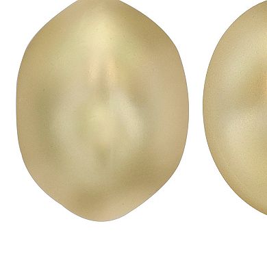 PANNEE BY PANACEA Brushed Chunky Huggie Earrings