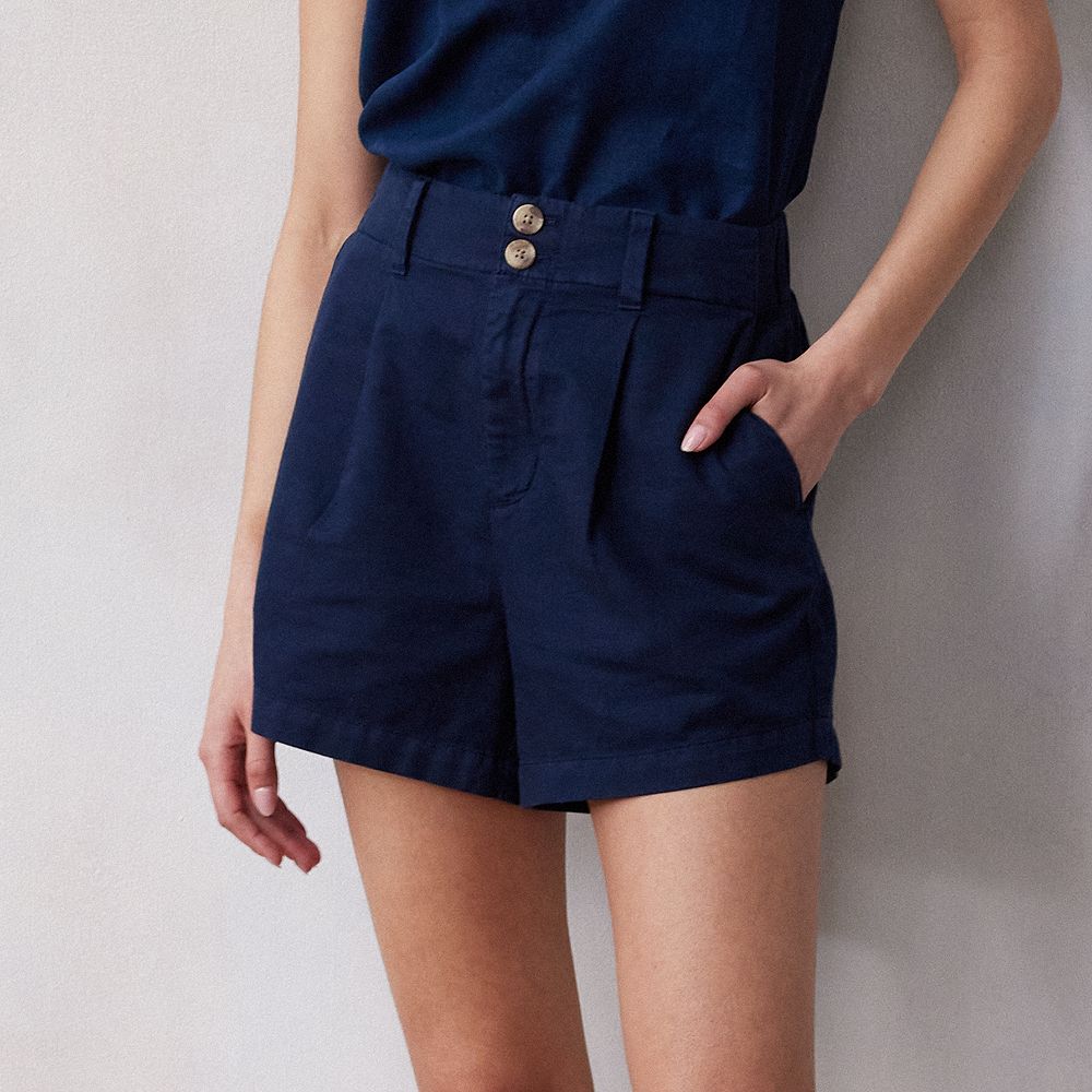 Women's LC Lauren Conrad High Rise Pleated Front Shorts