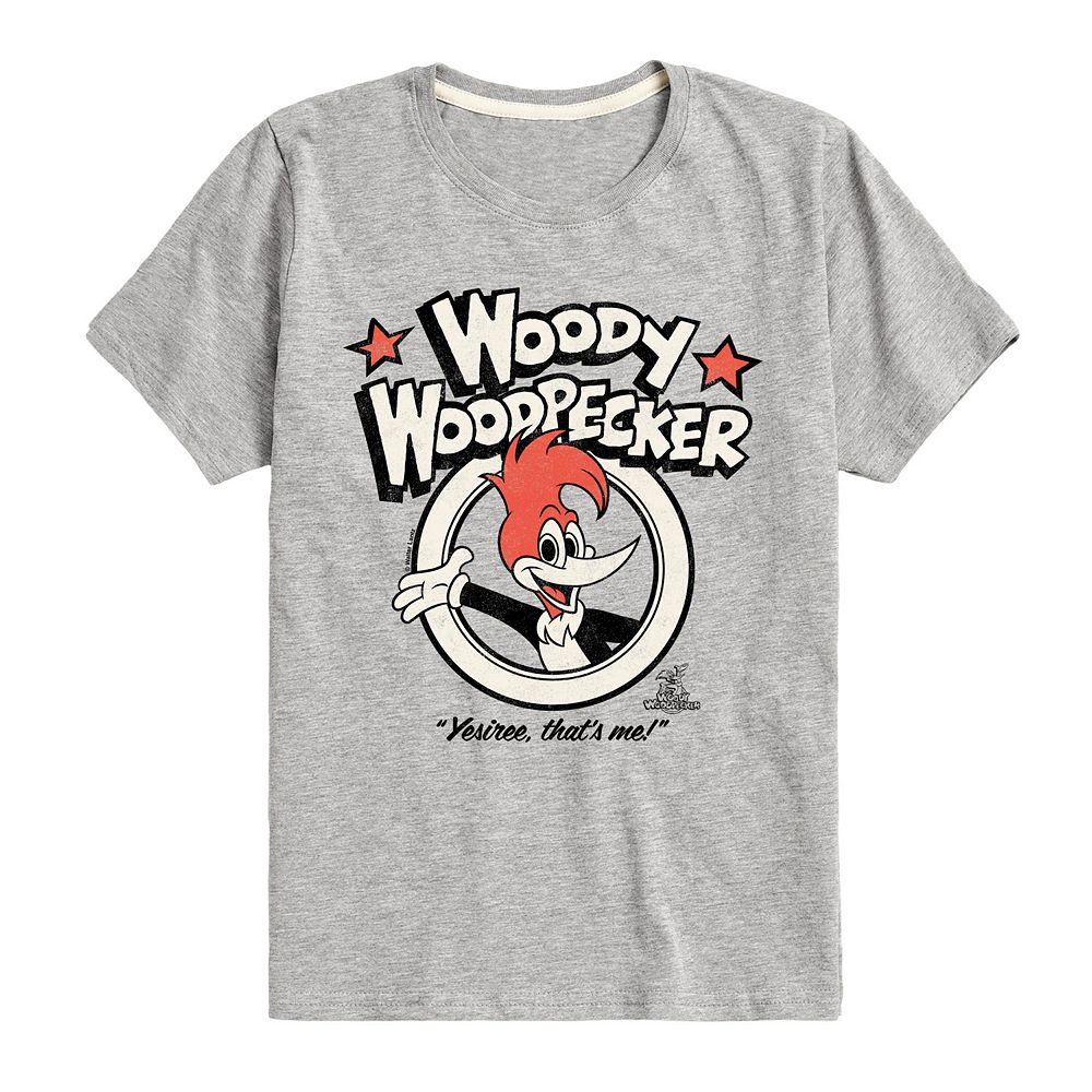 Boys 8-20 Woody Woodpecker Yesiree Thats Me Graphic Tee