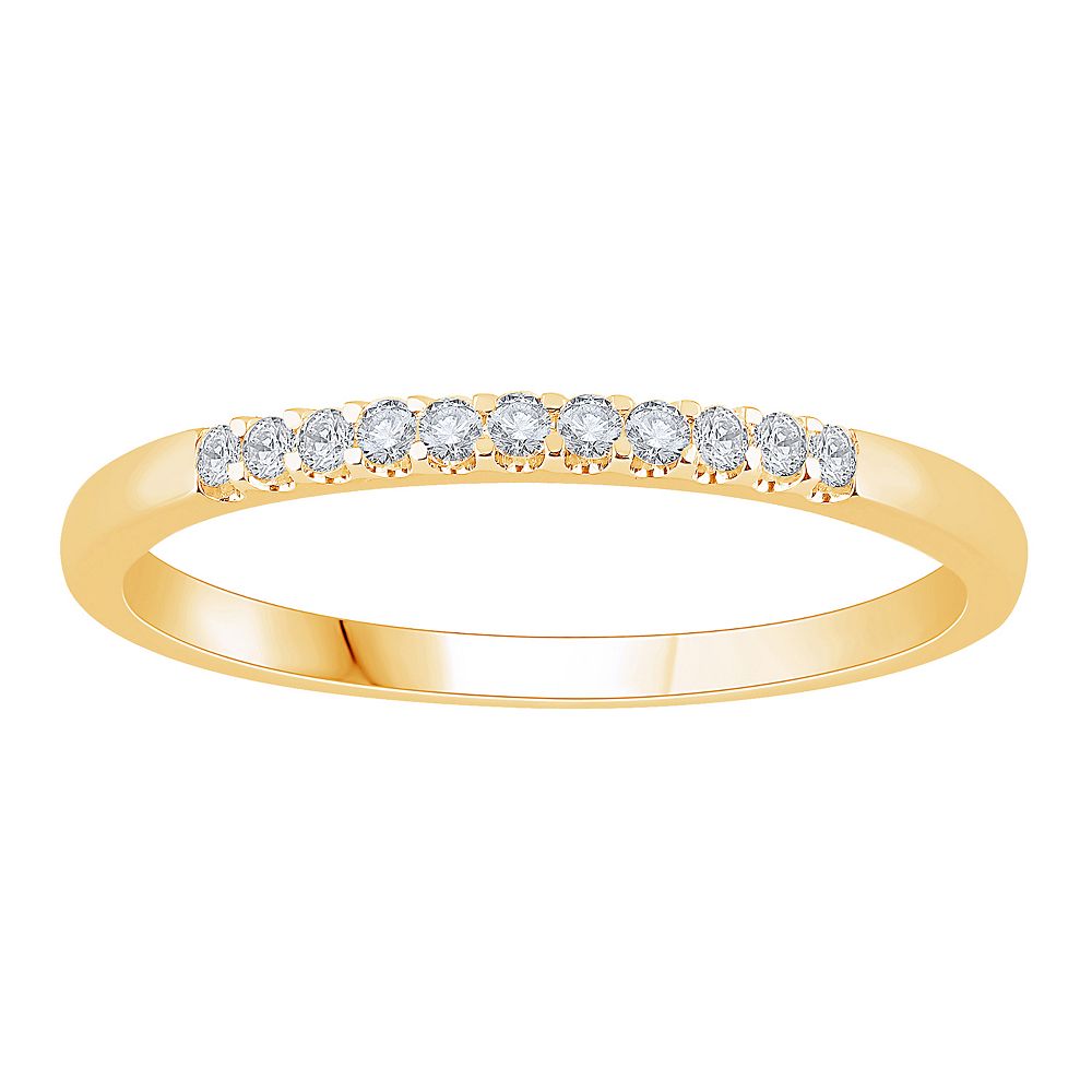 Diamond Medley 14k Gold 1/10 Carat T.W. Lab-Grown Diamond Ring