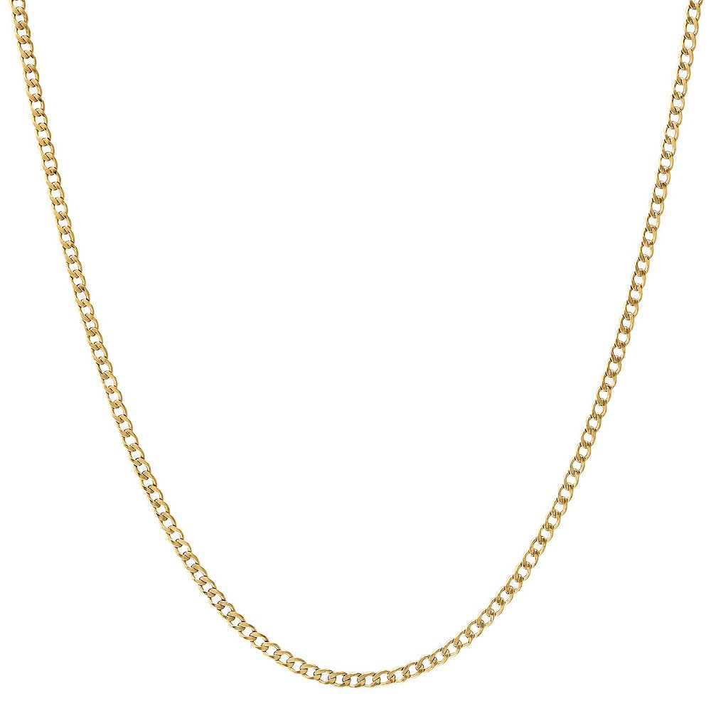 Jordan Blue 14k Gold Curb Chain Necklace