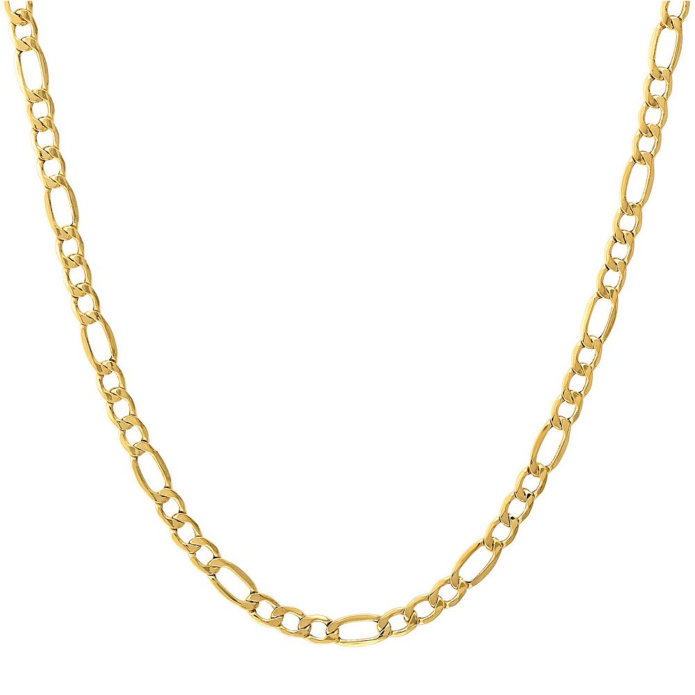 Jordan Blue Men's 14k Gold Figaro Chain Necklace