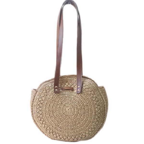 Hand Crafted Casual Shoulder Purse for Women in Natural Paper Yarn, Eco ...