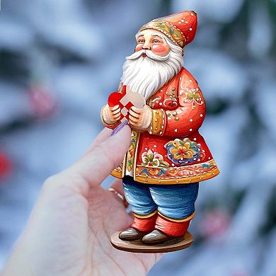 Santa Around The World - Danish Santa - Christmas Wooden Ornaments Set ...