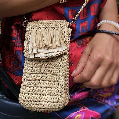 Women's Cell Phone Pouch, Cross-Shoulder Bag with Chain Strap in ...