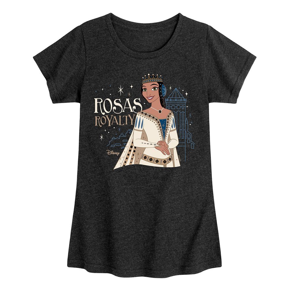 Disney's Wish Queen Amaya Girls 7-16 Rosas Royalty Graphic Tee