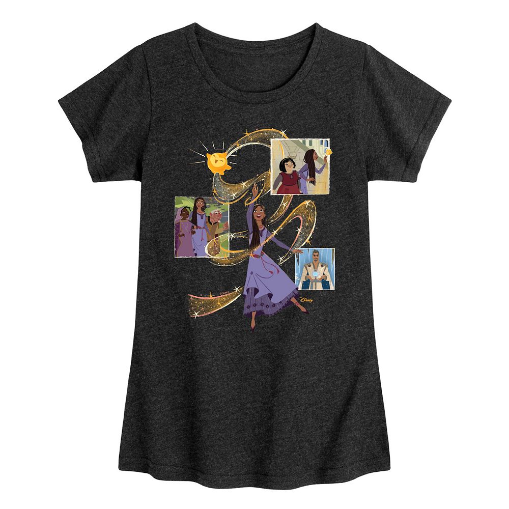 Disney's Wish Asha & Friends Girls 7-16 Graphic Tee