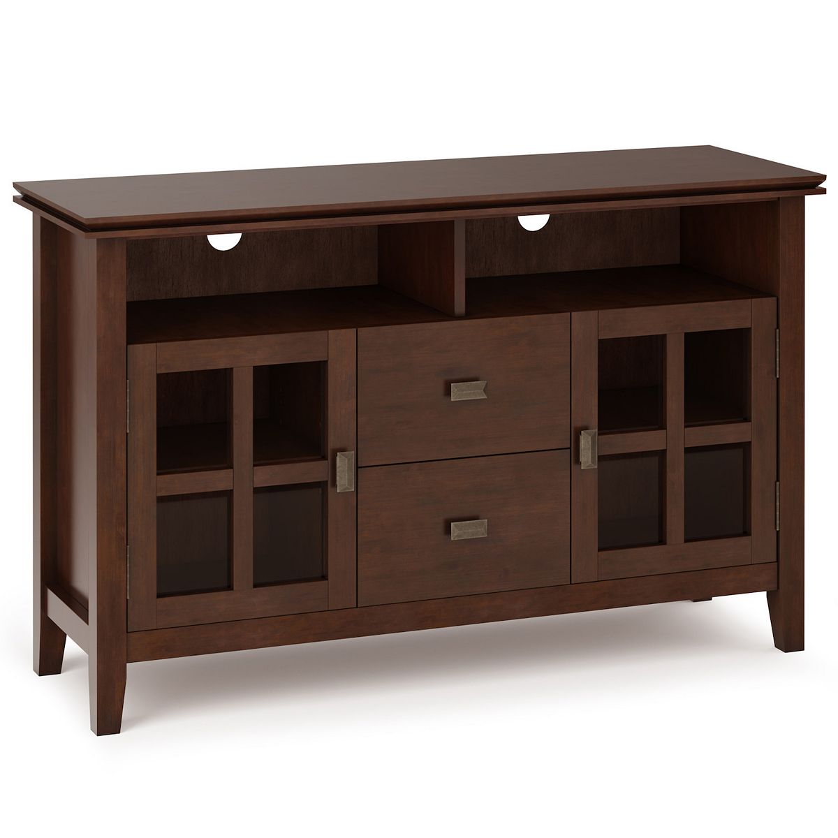 Simpli Home Artisan TV Media Stand, Russet Brownbrown Deals and Price History at JoinHoney.com ...